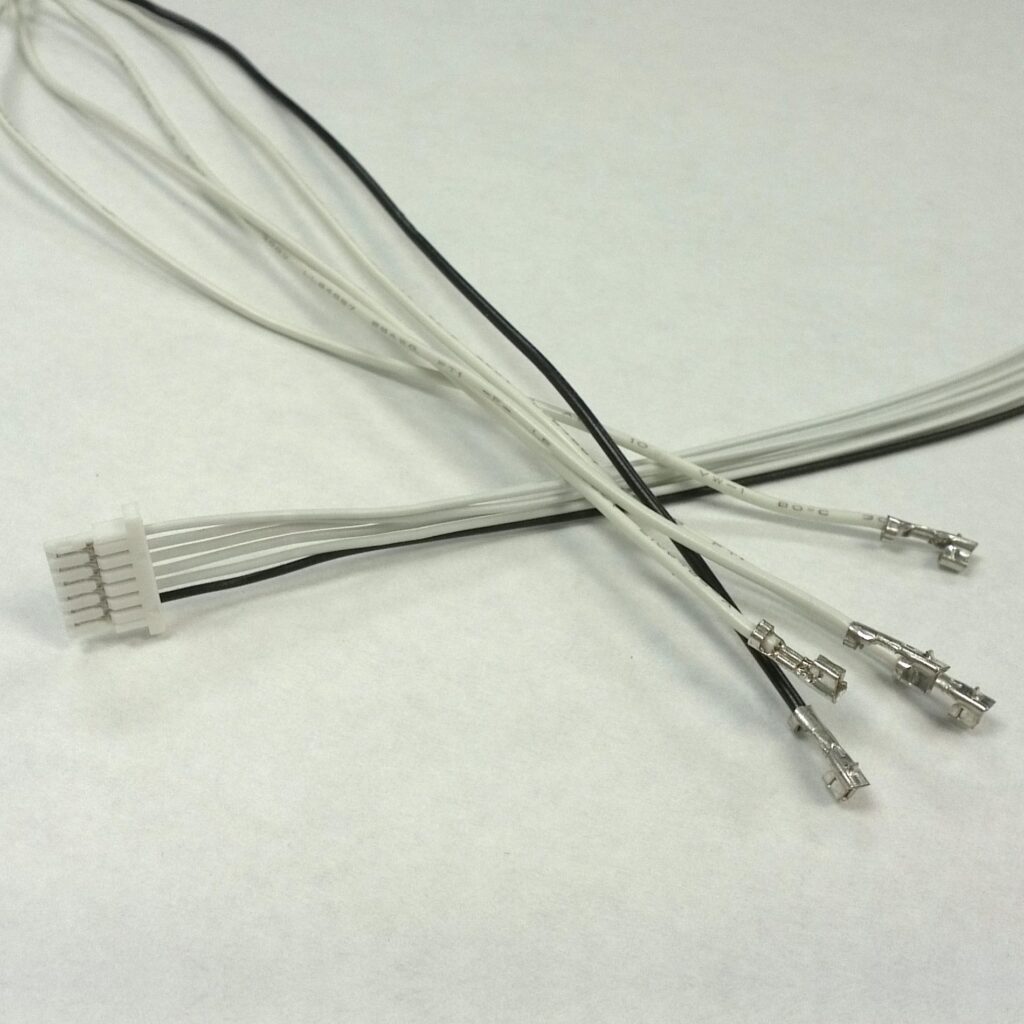 QD23343 ( JST SHLP-06V-S-B TO PHR CRIMPS) | Custom Cables | Quadrangle Products