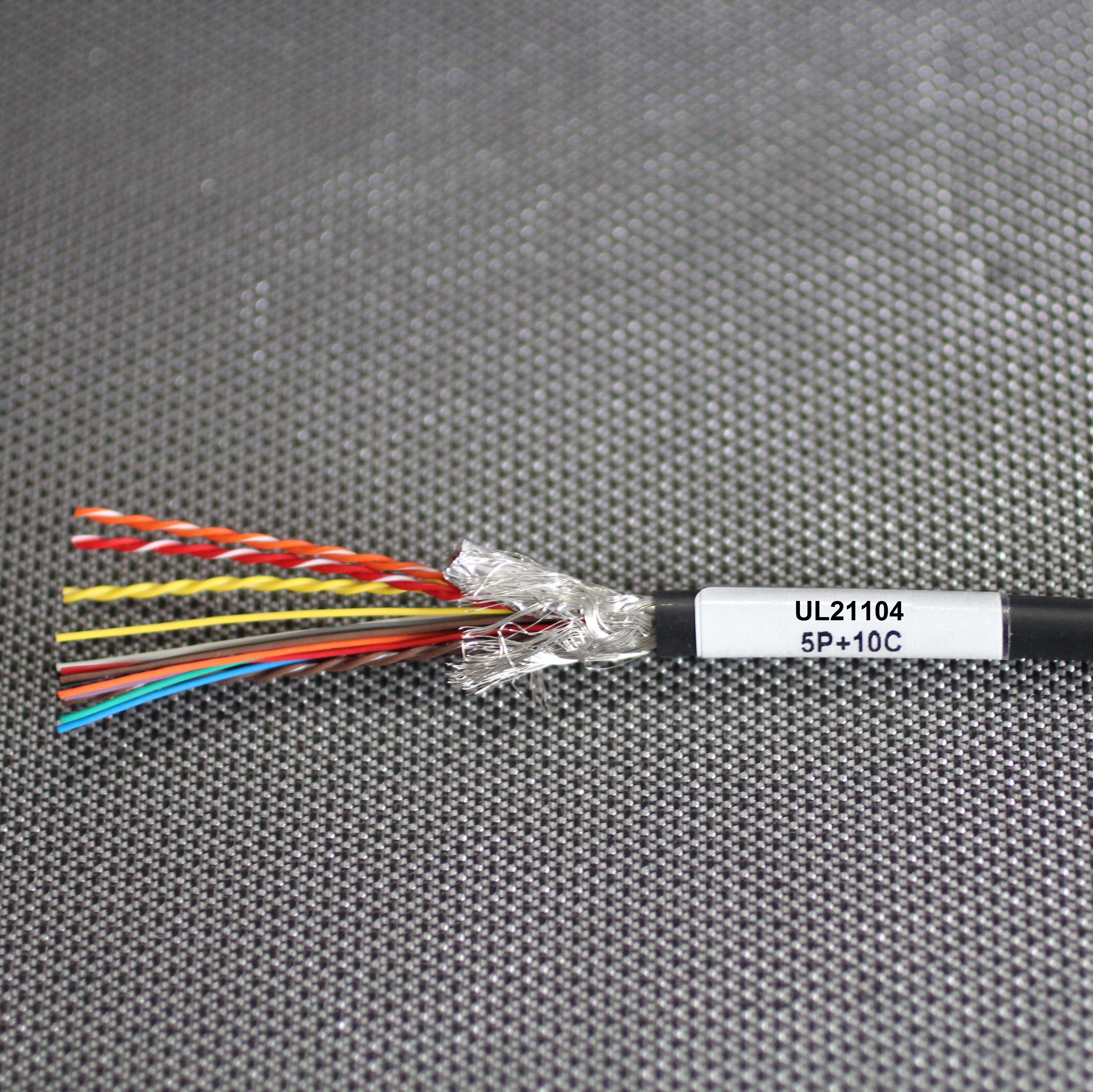 UL21104 5P+10C (ITEM 100-00560) | Custom Cables | Quadrangle Products Inc.